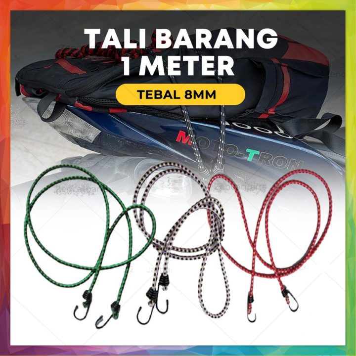 Tali Bagasi Karet Pengikat Barang - Tali Barang Panjang 100cm | Lazada ...