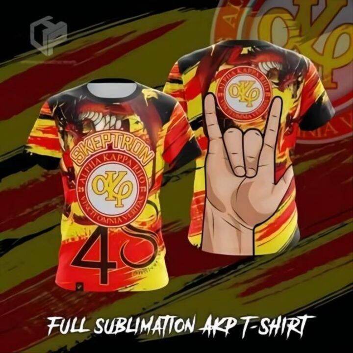 49 Years Anniversary AKP SKEPTRON Alpha Kappa Rho Akrho Frat Shirt 3D Full Sublimation Tshirt ...