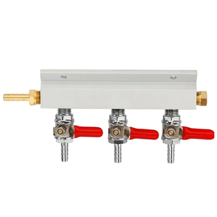 CO2 Air Distribution Manifold Splitter Draft Beer Barrel with Check ...