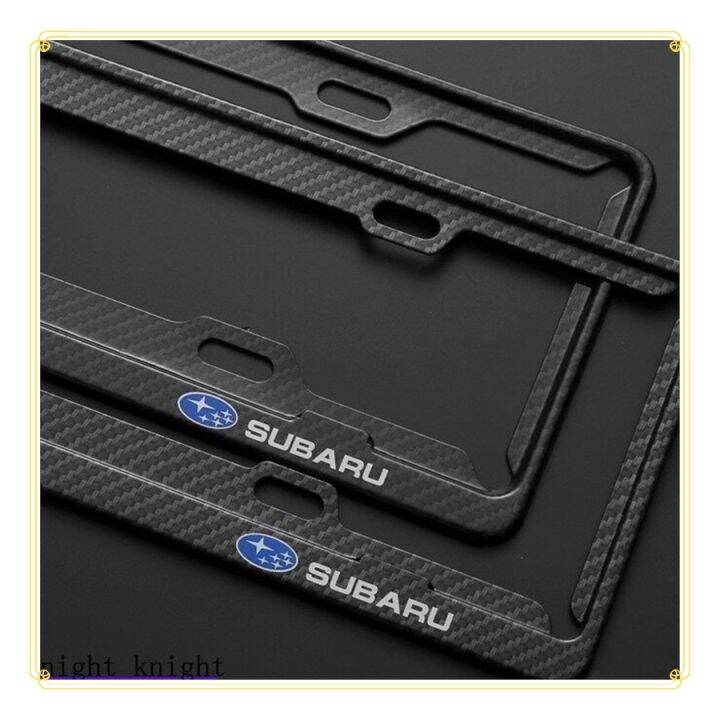 HUION-MALL Carbon Fiber Pattern License Plate Frame for Subaru XV ...