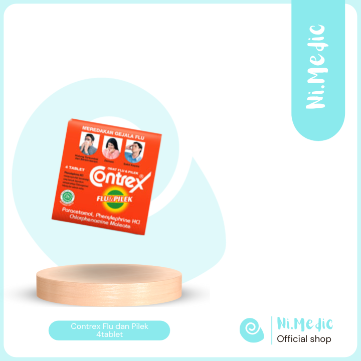 CONTREX FLU DAN PILEK 4 TABLET | Nimedic | Obat Untuk Flu dan pilek ...