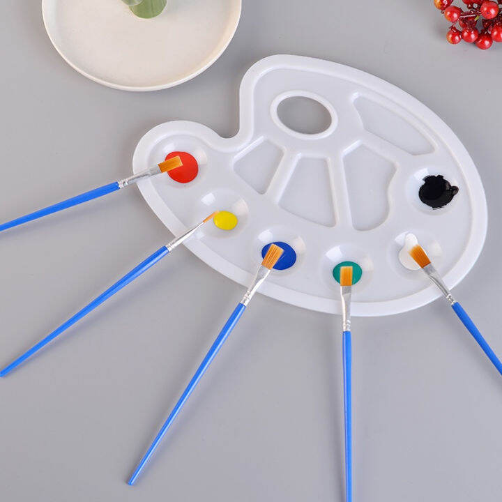 Watercolor Paint Palette Artist Plastic pigment Plate For Acrylic Oil ...