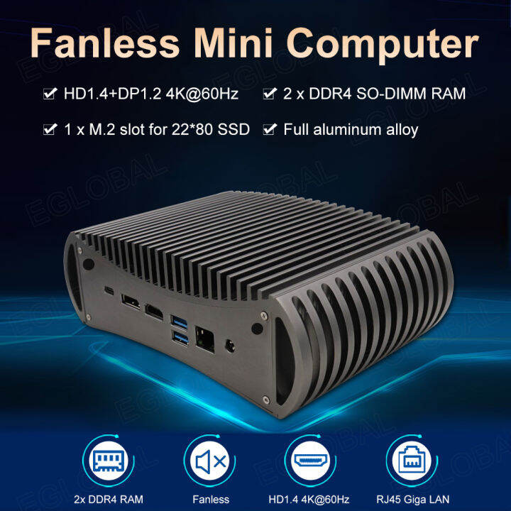 Eglobal Desktop Computer Set Mini PC With Intel Core i5-1135G7 Intel ...