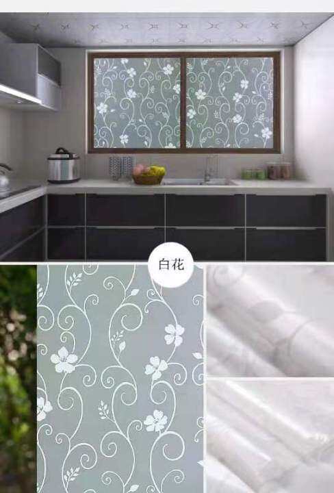 pvc Glass Window Sticker Home Decor Wallpaper Frosted Privacy Window ...