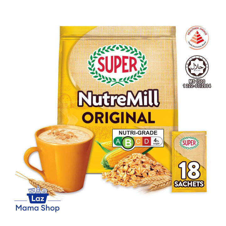 Super Nutremill Original Instant 3 In1 Cereal Drink 18 Sachets (Laz ...