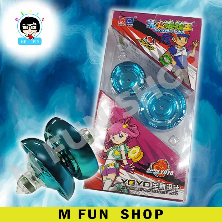 2 pcs Super Yoyo 8622 & 8623 Rotating King The New Design Dazzle Cruel ...
