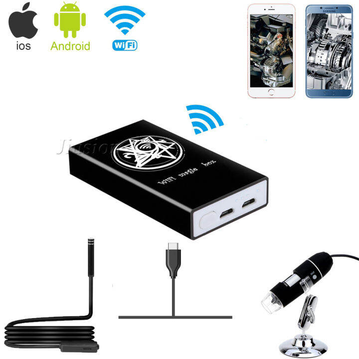 Wireless Wifi Box Microscope Adapter Accessories for iPhone iPad ...