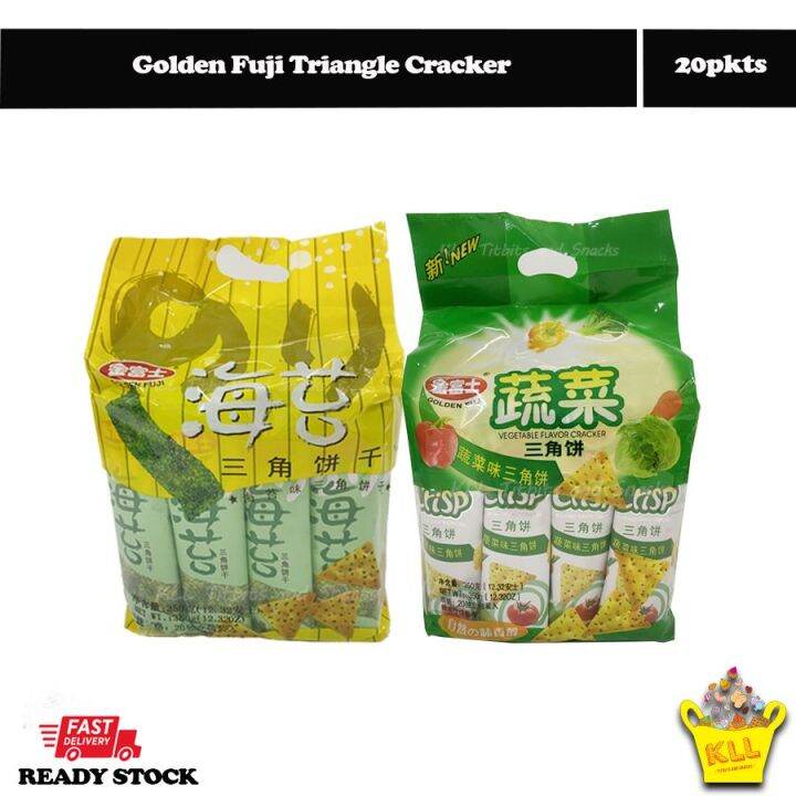 Golden Fuji Triangle Crackers - 350g (20pkts) | Lazada