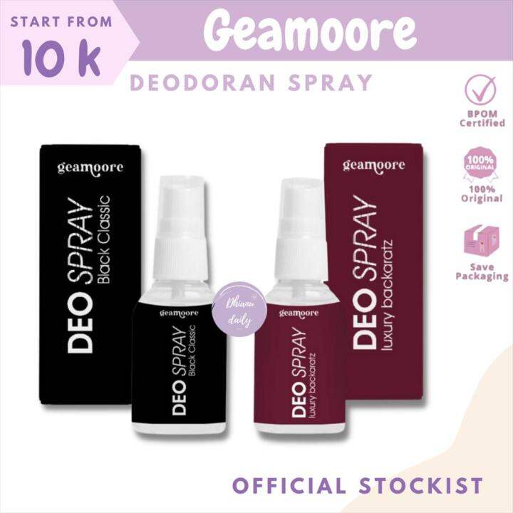 Geamoore Deo Spray Deodorant Spray Anti Bakterial BPOM | Lazada Indonesia