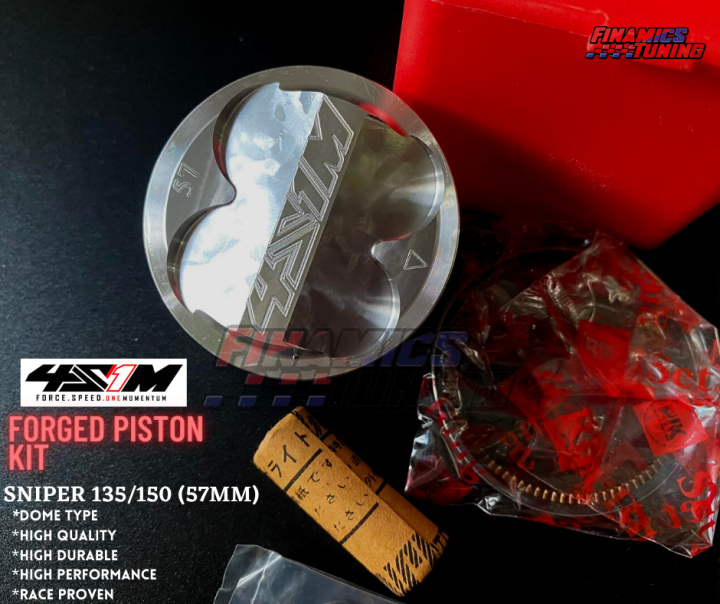 4S1M FORGED PISTON DOME TYPE YAMAHA SNIPER 57MM | Lazada PH