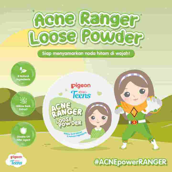 PIGEON TEENS ACNE RANGER LOOSE POWDER 12g | Lazada Indonesia