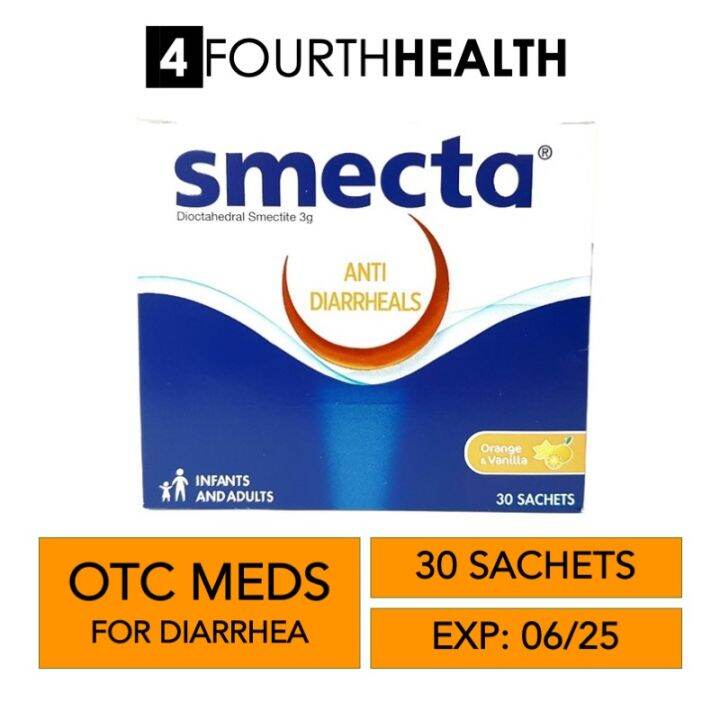 Smecta Dioctahedral Smectite 3g - Anti Diarrheals for Infants and ...