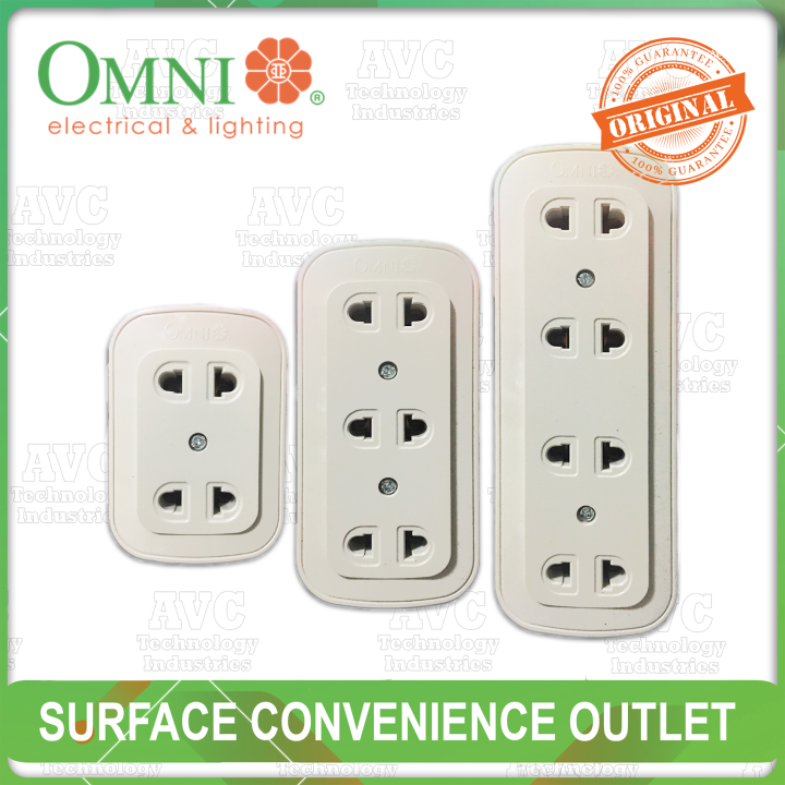 Omni Surface Convenience Outlet 2 gang, 3 gang, 4 gang WSO-002 WSO-003 ...