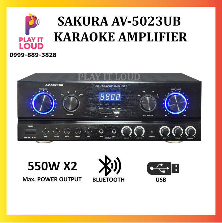 SAKURA AV-5023UB AMPLIFIER ORIGINAL | Lazada PH