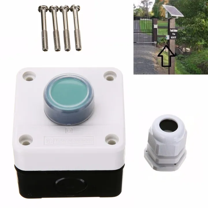 BOKALI 1PCS New One Button Control Box for Gate Opener Weatherproof ...