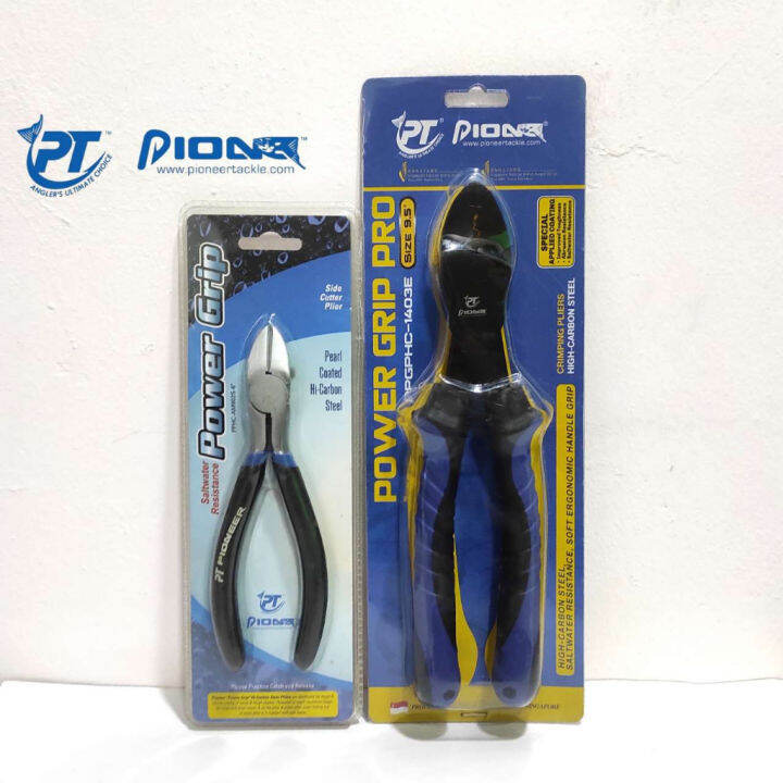 PIONEER POWER GRIP PRO CRIMPING PLIERS / POWER GRIP SIDE CUTTER PLIER ...