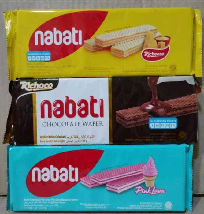 Nabati Wafer all variant 125g cemilan murah/Nabati Wafer cemilan coklat ...