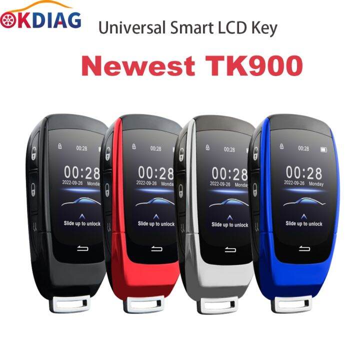 TK900 Modified Smart Keyless 3 Button Remote Key with LCD Screen for ...