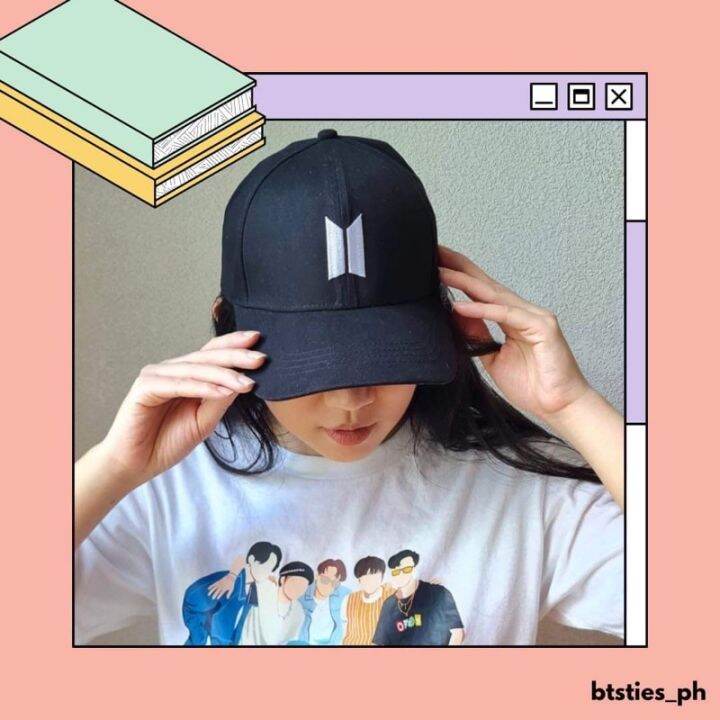 BTS inspired Kpop Army Logo Black Baseball Unisex Cap Accessories ...