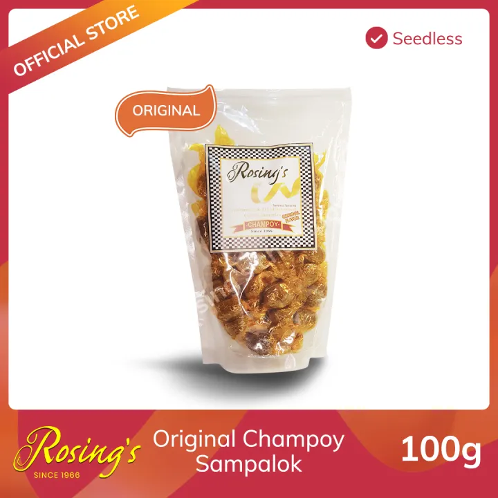 Rosing's Tamarind Candy (Champoy Sampalok Original Flavor) 100 grams 1 ...