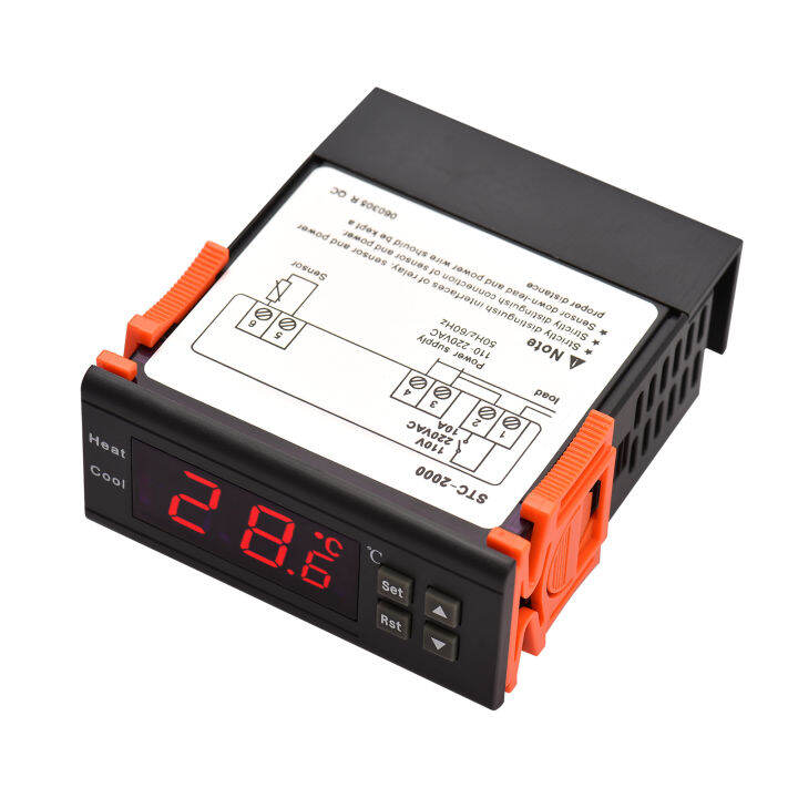 Digital Temperature Controller STC-1000 Intelligent Temperature ...