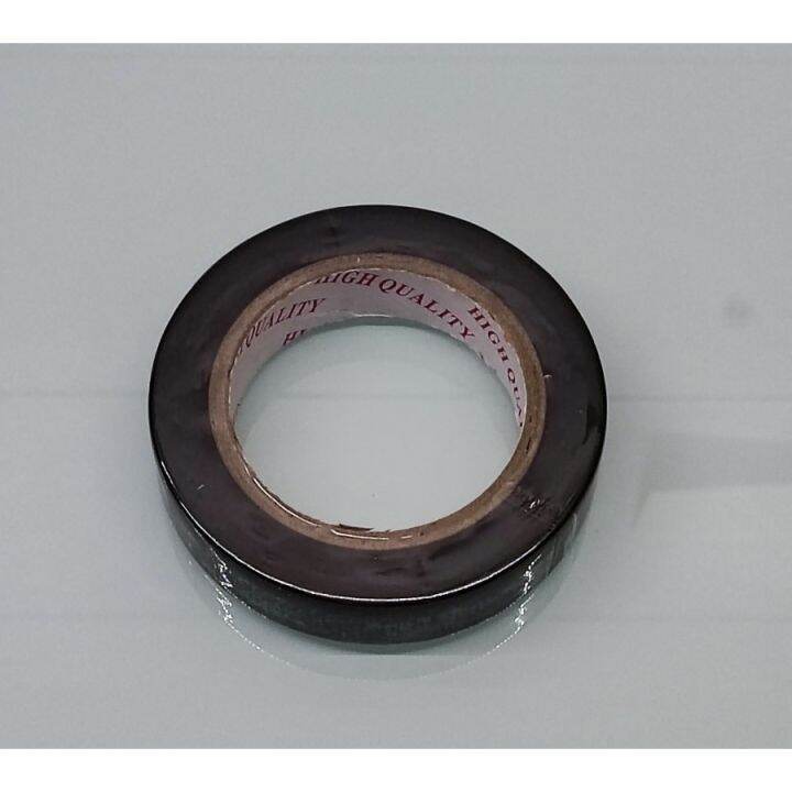 (50gr) LAKBAN ISOLASI HITAM LISTRIK KABEL SEVEN STAR 15MM X 20 YARD ...