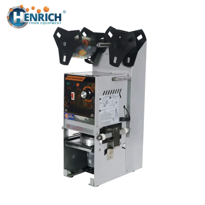 HENRICH Heavy Duty Semi Automatic Cup Sealer Milktea Cup Sealing ...