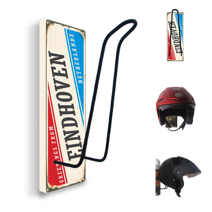 Rak Helm - Tempat Helm - Gantungan Helm Motor - Retro Sign Eindhoven ...