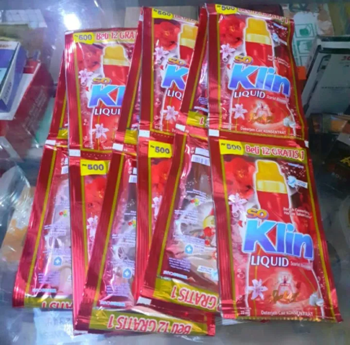 SOKLIN CAIR / SOKLIN LIQUID 22ml 1 Renceng Isi 12 Sachet 500 | Lazada Indonesia