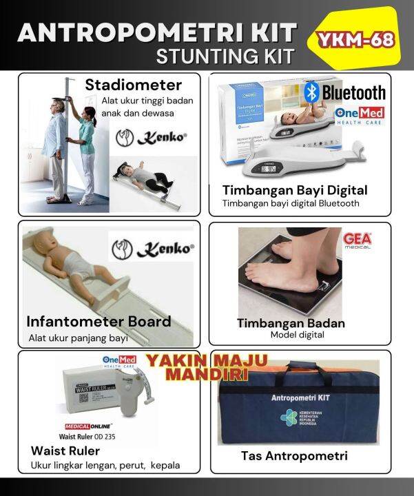 Antropometri Kit Stunting Kit YKM-68 Set Lengkap | Lazada Indonesia