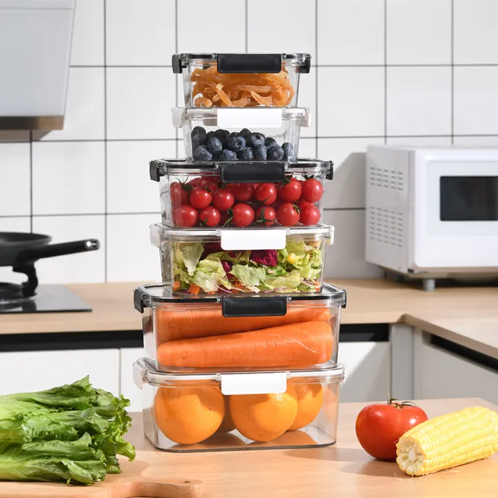 kitchen refrigerator storage box storage food box plastic kitchen storage imbakan ng pagkain ...