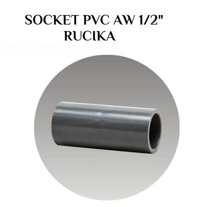 SOCK AW 1/2" FITTING PIPA PVC MERK RUCIKA | SOCKET PVC AW 1/2" | Lazada Indonesia