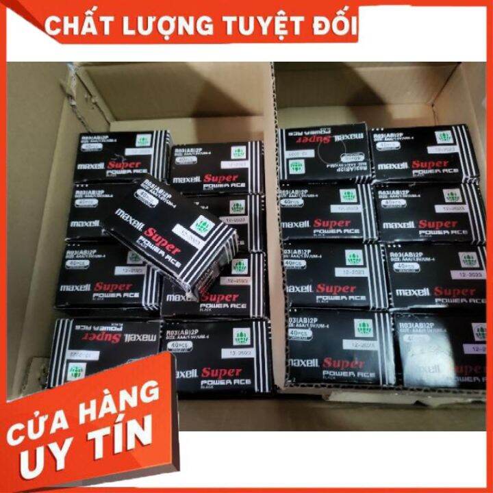 hộp 40 viên pin 3A maxell loại 2,pin AAA maxell,pin nhỏ | Lazada.vn
