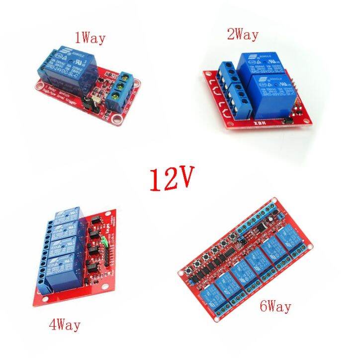 Dc 12v Relay Module 1 2 4 8 Channel Relay Board Shield With Optocoupler ...