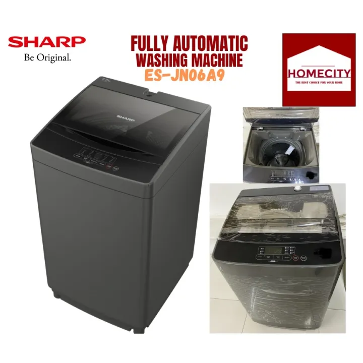 SHARP FULLY AUTOMATIC WASHING MACHINE ES-JN06A9 [6.0Kg] | Lazada PH