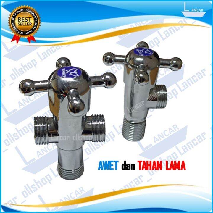 Stop Kran Keran Kloset Cabang TEE Kran Shower Toilet Closet Jet ...