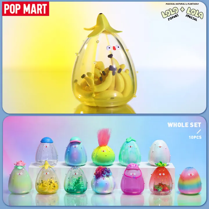 POP MART Figure Toys FLABJACKS Magical Natural LOLO & LOLA Sofubi ...