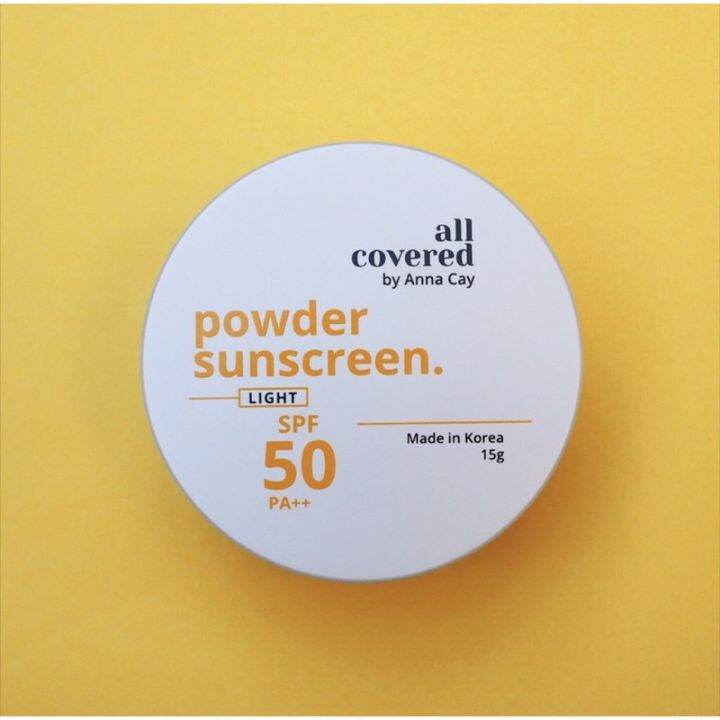 All Covered Powder Suncreen SPF 50 (LIGHT) by Anna Cay | Lazada PH