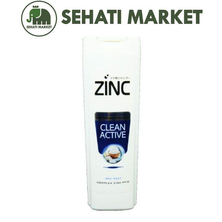 ZINC SHAMPOO CLEAN ACTIVE SEA SALT 340ml | Lazada Indonesia