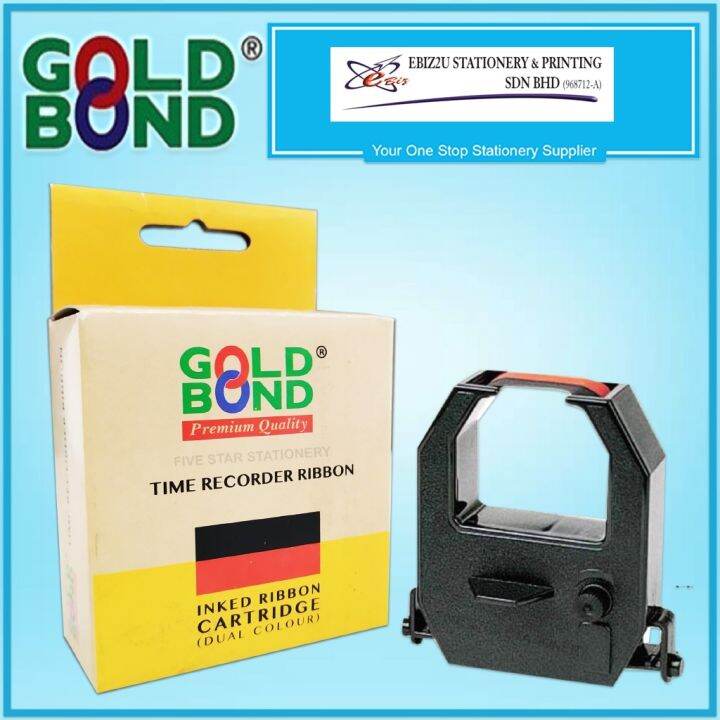 GOLD BOND Time Recorder Ribbon TR810 Premium Quality Inked Ribbon ...