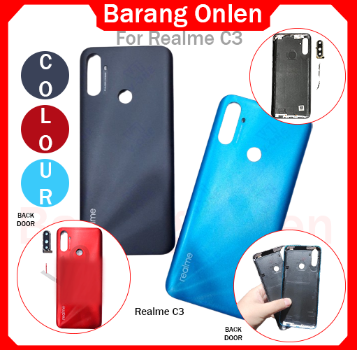 Realme C3 Backdoor Backcover Cassing Housing | Lazada Indonesia