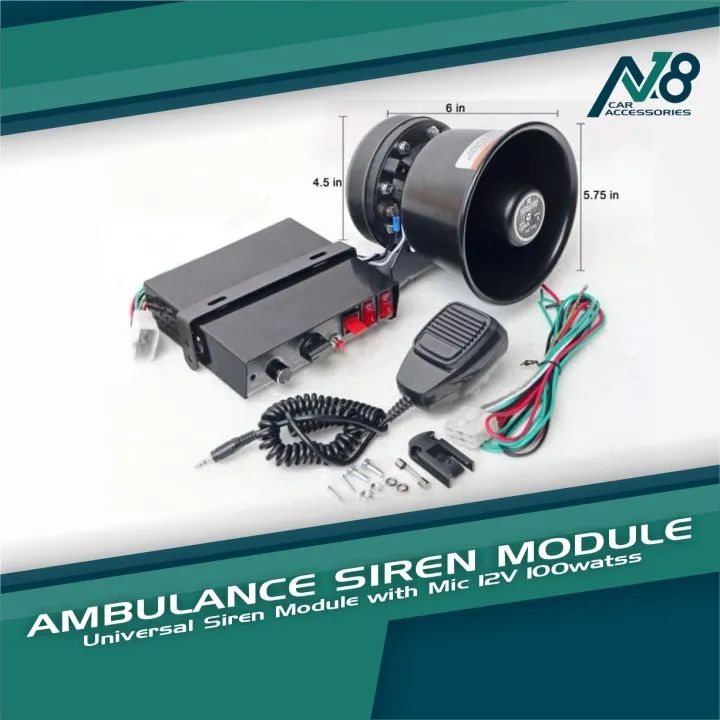 Ambulance Siren Module High Quality | Lazada PH