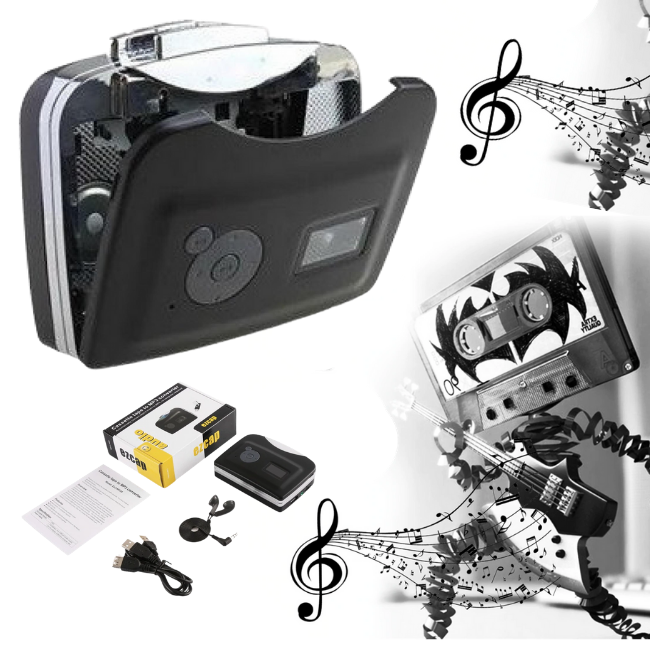 BISA COD - Converter Cassette to Mp3 Tape Recorder Kaset Ke Mp3 ...