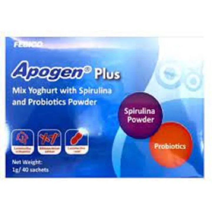 APOGEN PLUS Probiotic Granules 40 sachets FREE 3 sachets (NEW EXPIRY ...