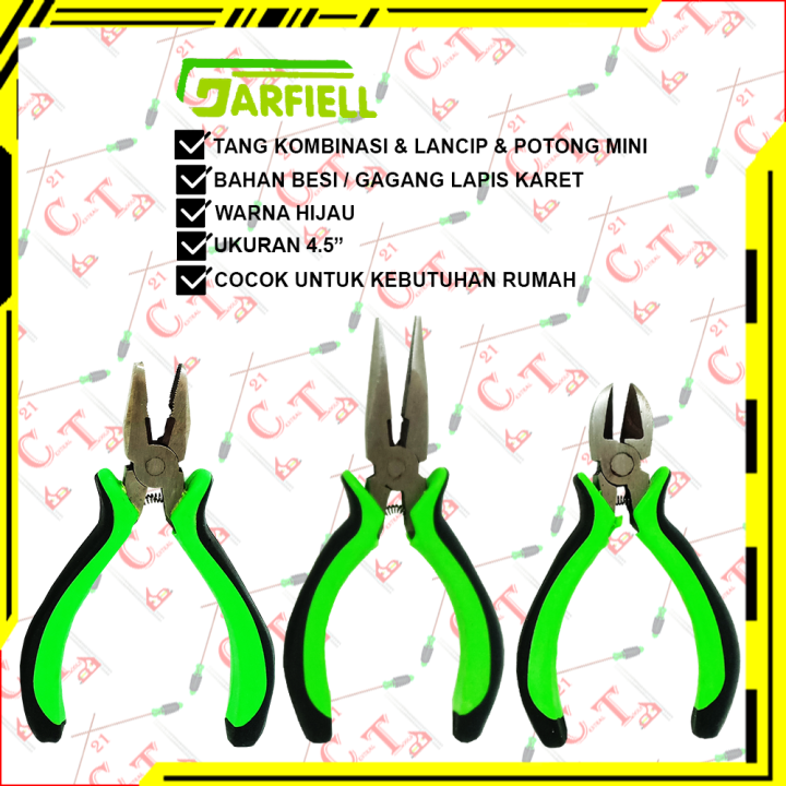 Central Tools 21 - Garfiell Tang Kombinasi Mini 4.5 Inch - Tang Kecil ...
