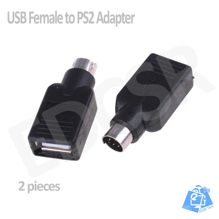 USB Female to PS2 Adapter, Buy 1 Take 1 (Black) | Lazada PH