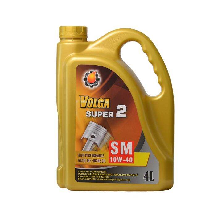 VOLGA SUPER SM 10W-40 4LITER GASOLINE ENGINE OIL | Lazada PH
