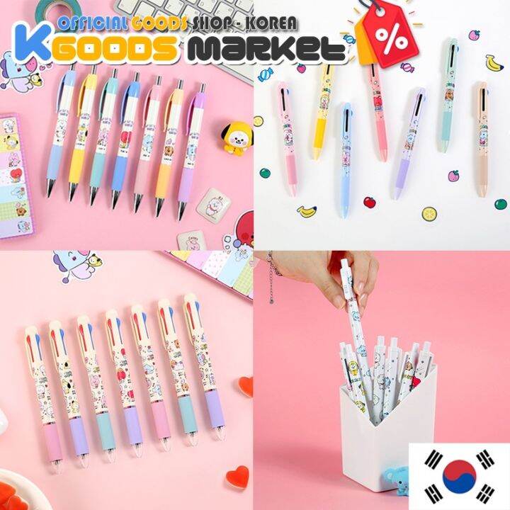 BTS BT21 Sharp Ball Point Pen Little Buddy Jelly Candy Monopoly ...