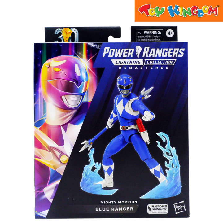 Power Rangers Lightning Collection Remastered Mighty Morphin Blue Ranger Action Figure | Lazada PH