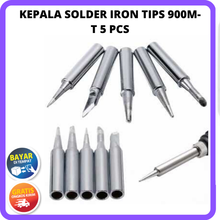 Mata Solder Iroan Men Tips 900M-T 5 PCS / Solder Secara Sempurna Denagn ...